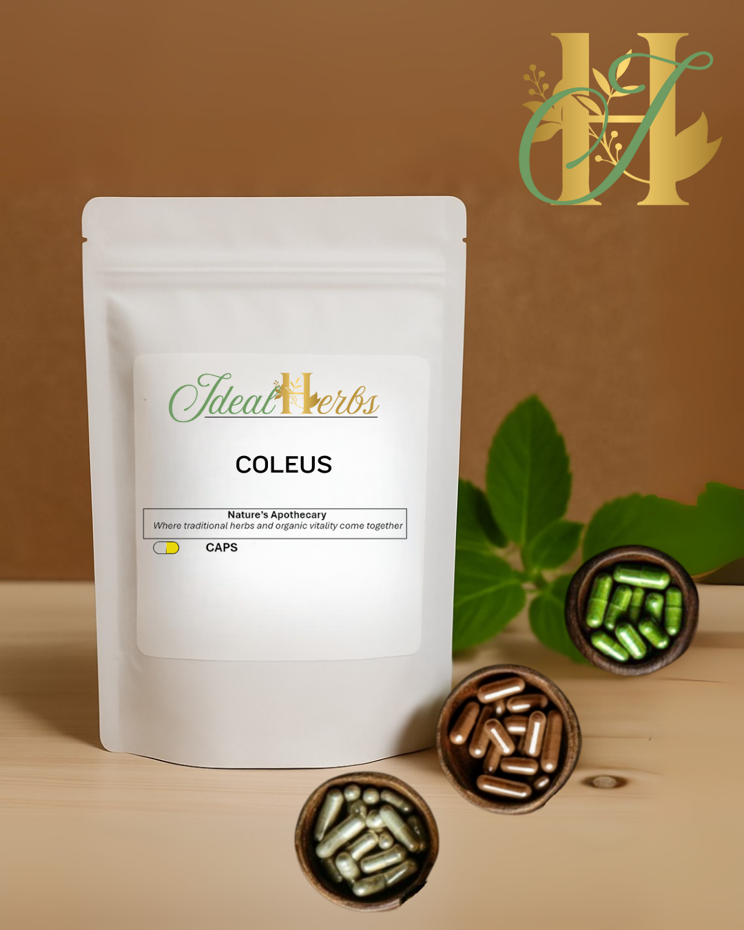 Coleus Forskohlii Capsules/Powder – Ideal Herbs