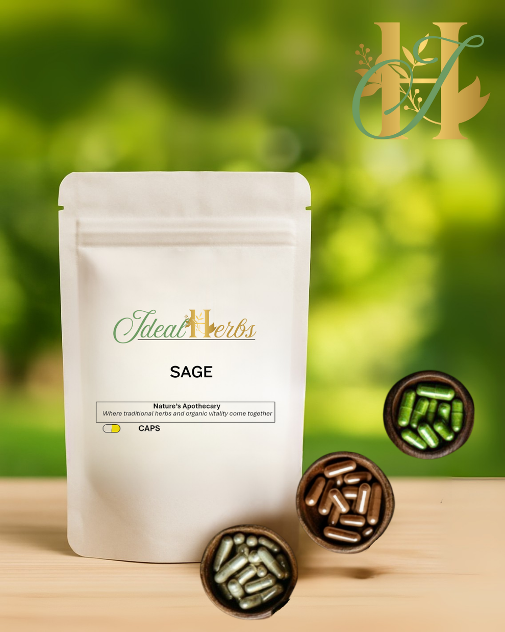 Sage Capsules/Powder – Ideal Herbs